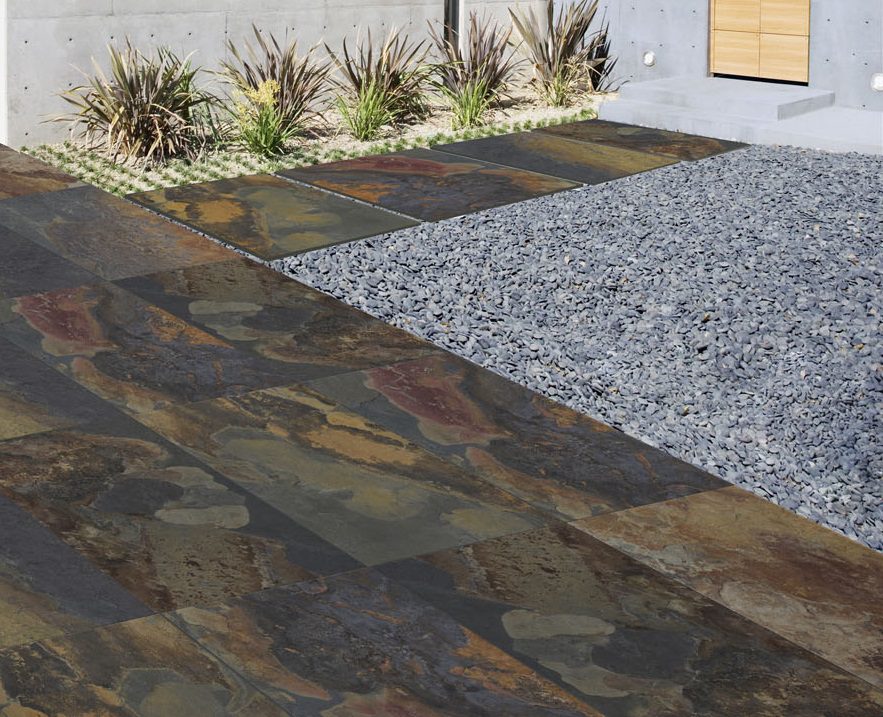 Indian Slate Porcelain Paving - The Patio Warehouse Kent UK
