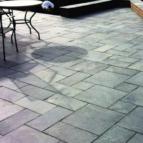Natural Black Slate Paving - The Patio Warehouse Kent UK